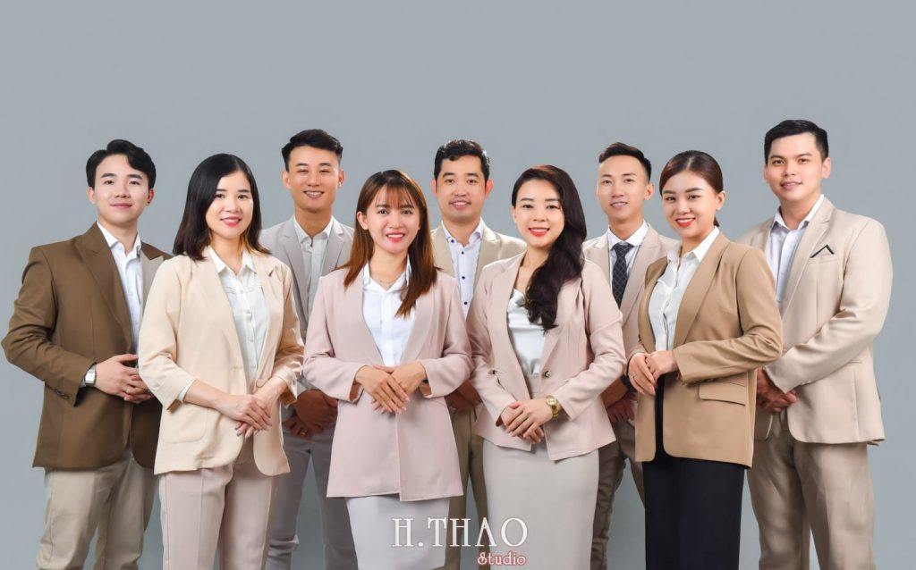 Chụp ảnh profile cho đội nhóm sale ngân hàng - HThao Studio
